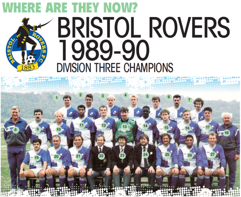 Where Are They Now? Bristol Rovers Division Three Champions 1989-90 ...