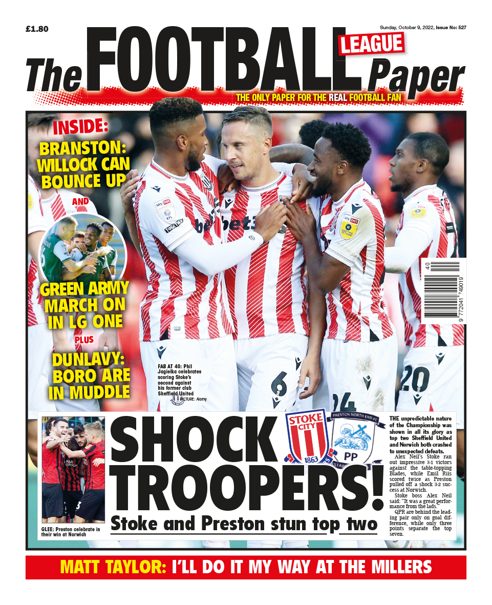 Mick helps put bounce into Willock - The League Paper