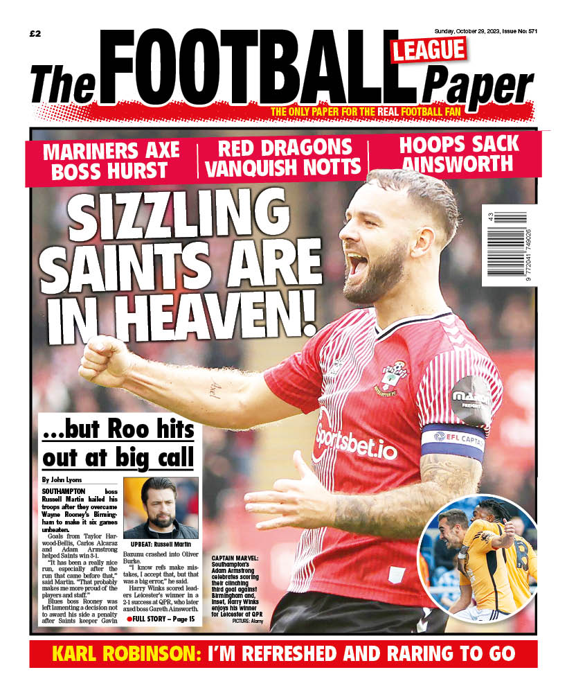 DAVE SO CHUFFED WITH HIS HATTERS HEROES - The League Paper