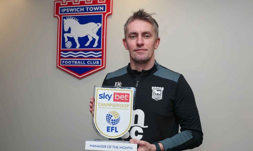 Kieran McKenna, Brian Barry-Murphy and Andy Woodman bag top manager EFL ...