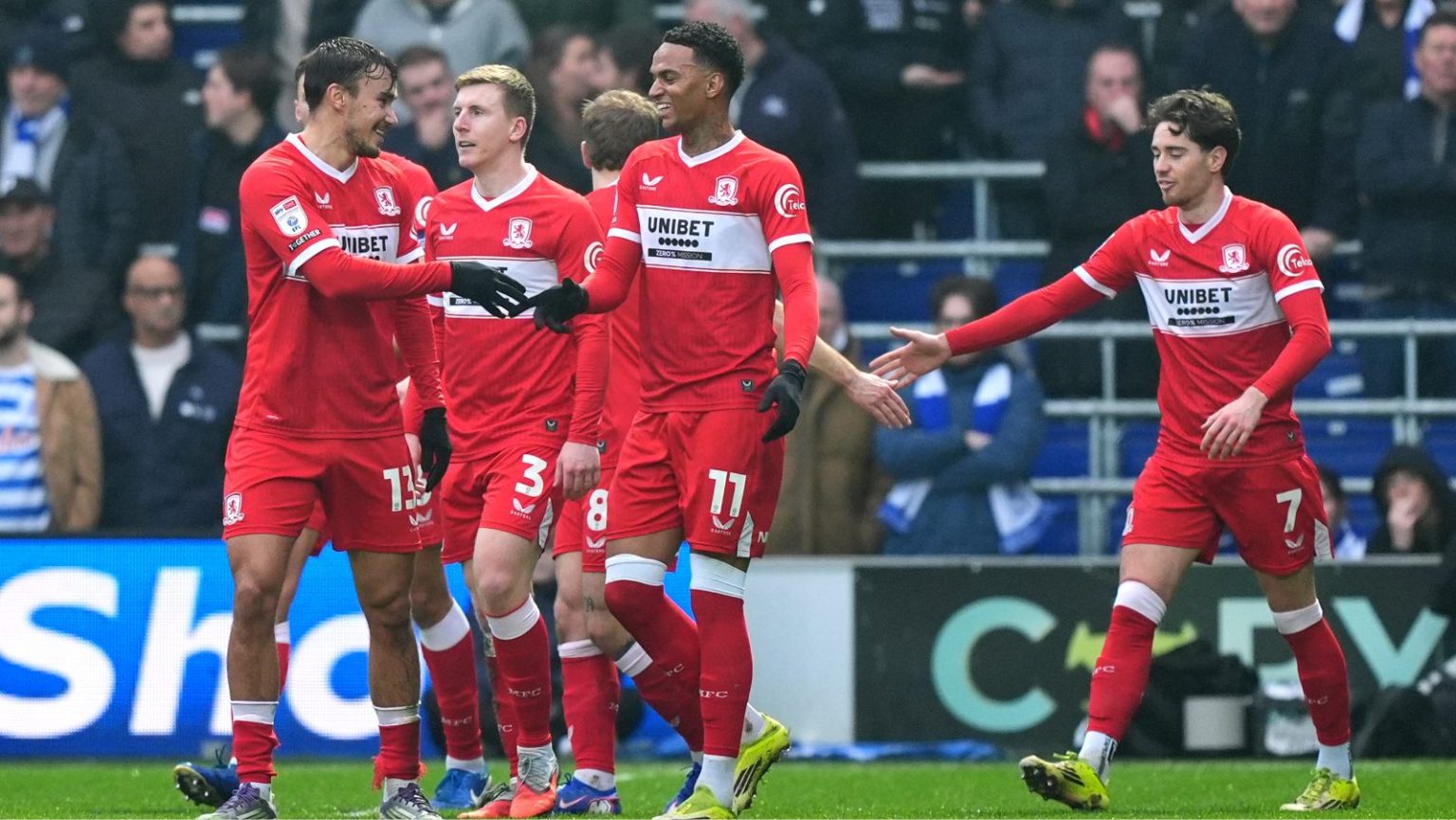 QPR 0-4 Middlesbrough: Boro thrash Rangers to boost their automatic ...